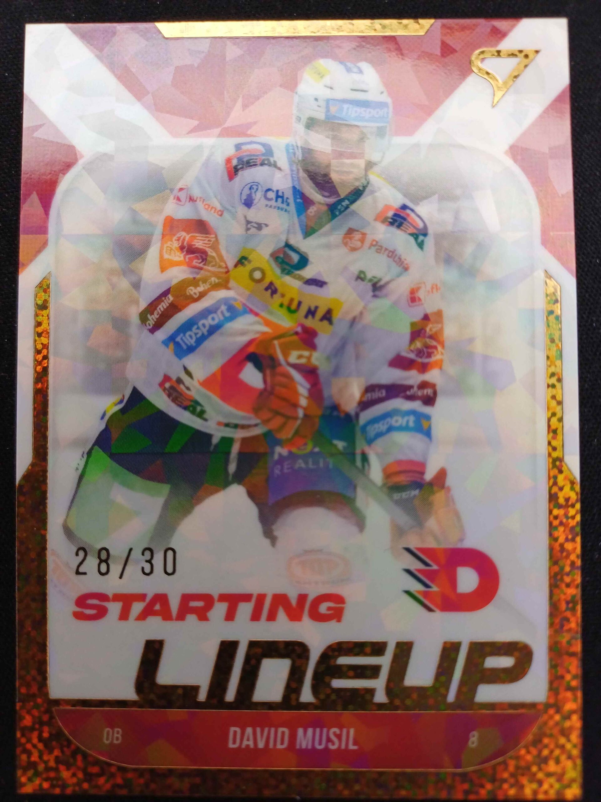 2022/2023 Sportzoo Serie 2 Starting Lineup 3rd Period SL-33 David Musil ...