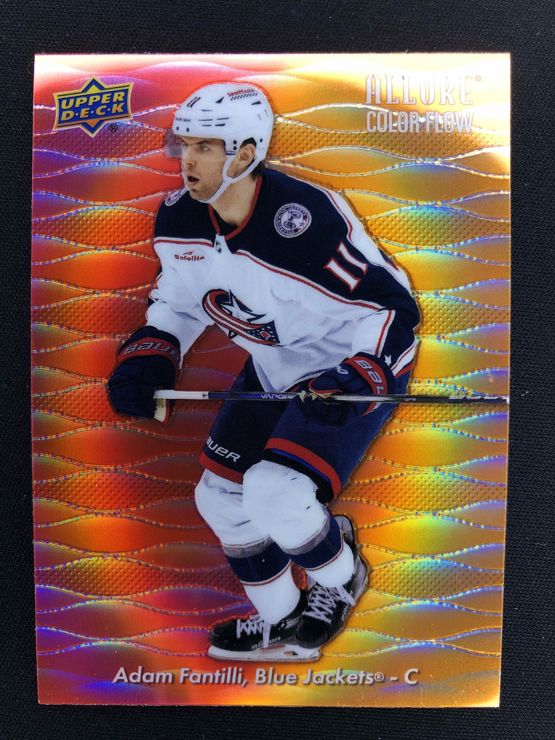 2023/2024 Upper Deck Allure Color Flow – Red Orange CF-5 Adam Fantilli ...