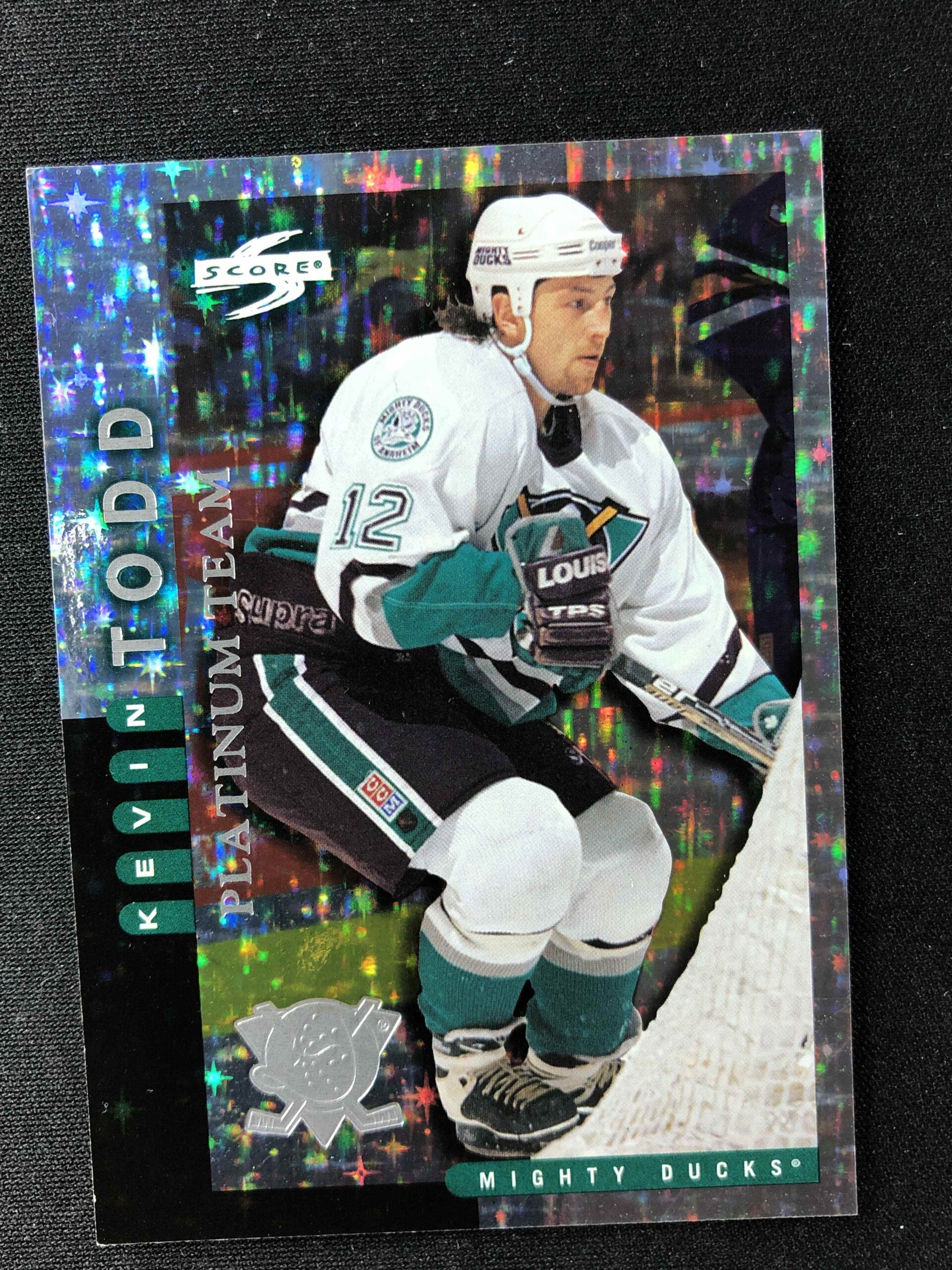 1997/1998 Pinnacle Score team set Anaheim Mighty Ducks Platinum Team 6 ...
