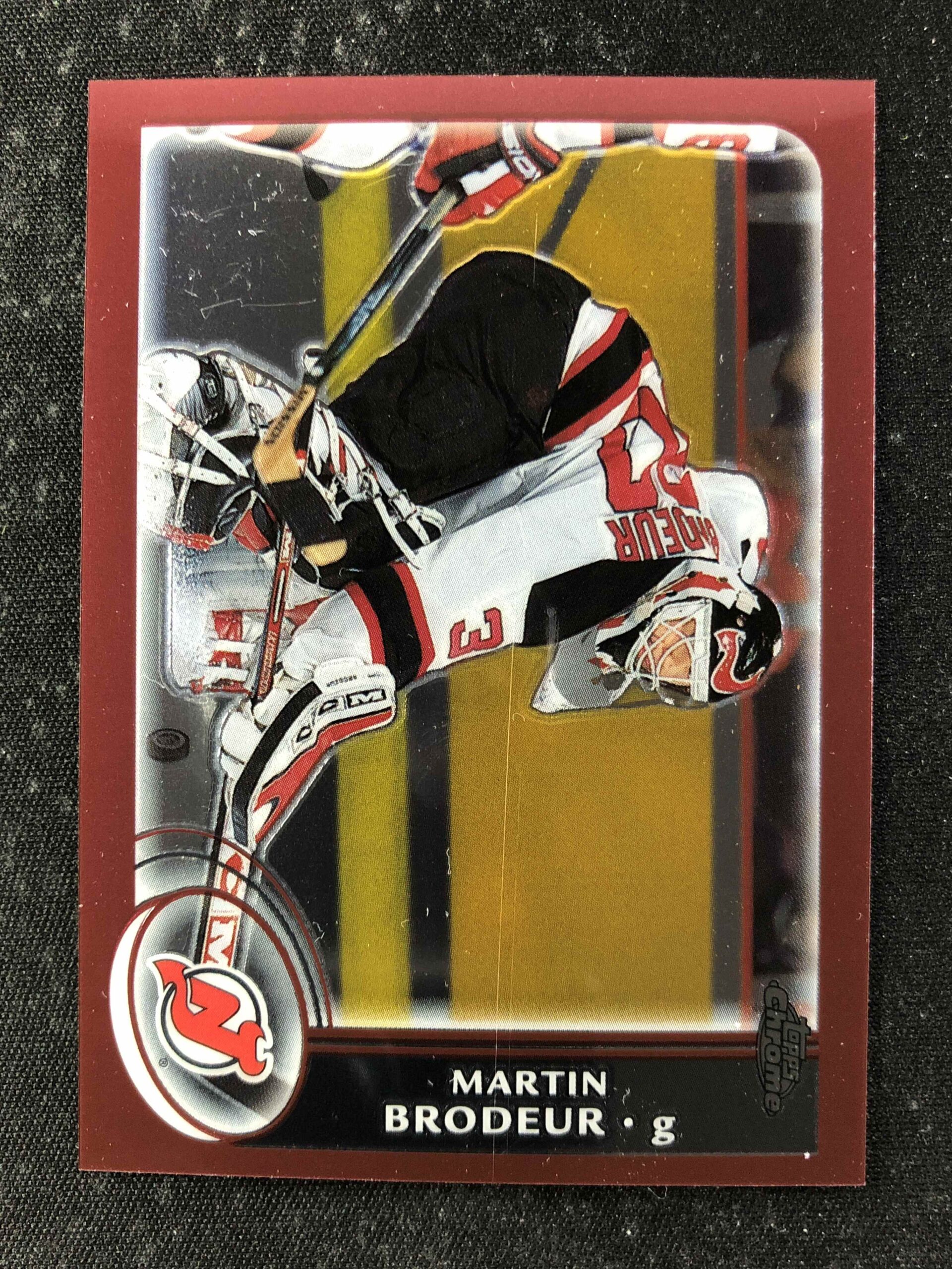 2002/2003 Topps Chrome Base 3 Martin Brodeur – WHC Karty