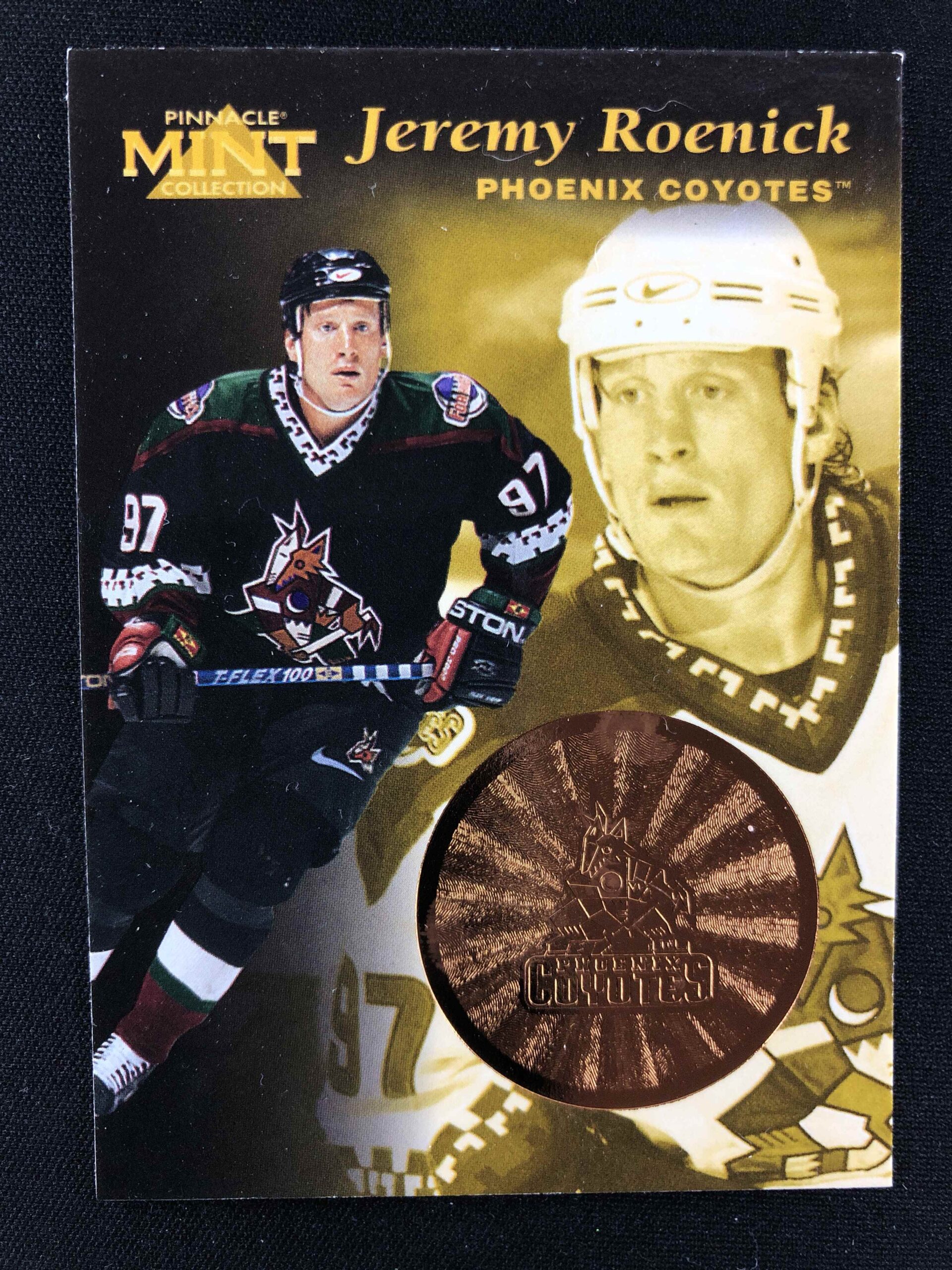 1996/1997 Pinnacle Mint Collection Bronze 15 Jeremy Roenick Paralel ...